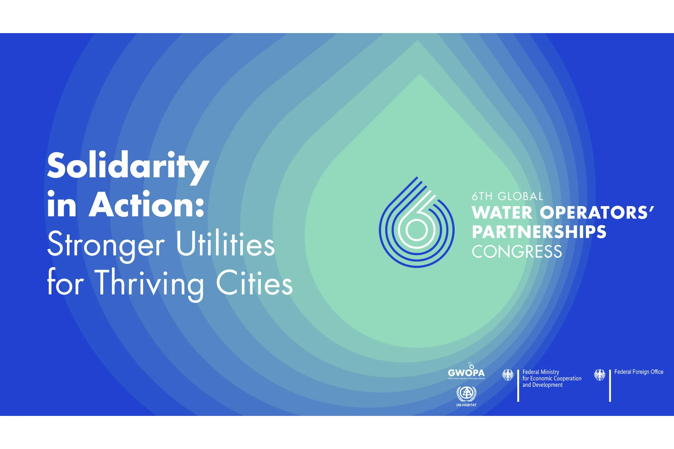 Sixth Global Water Operators’ Partnerships (WOPs) Congress – SDG ...